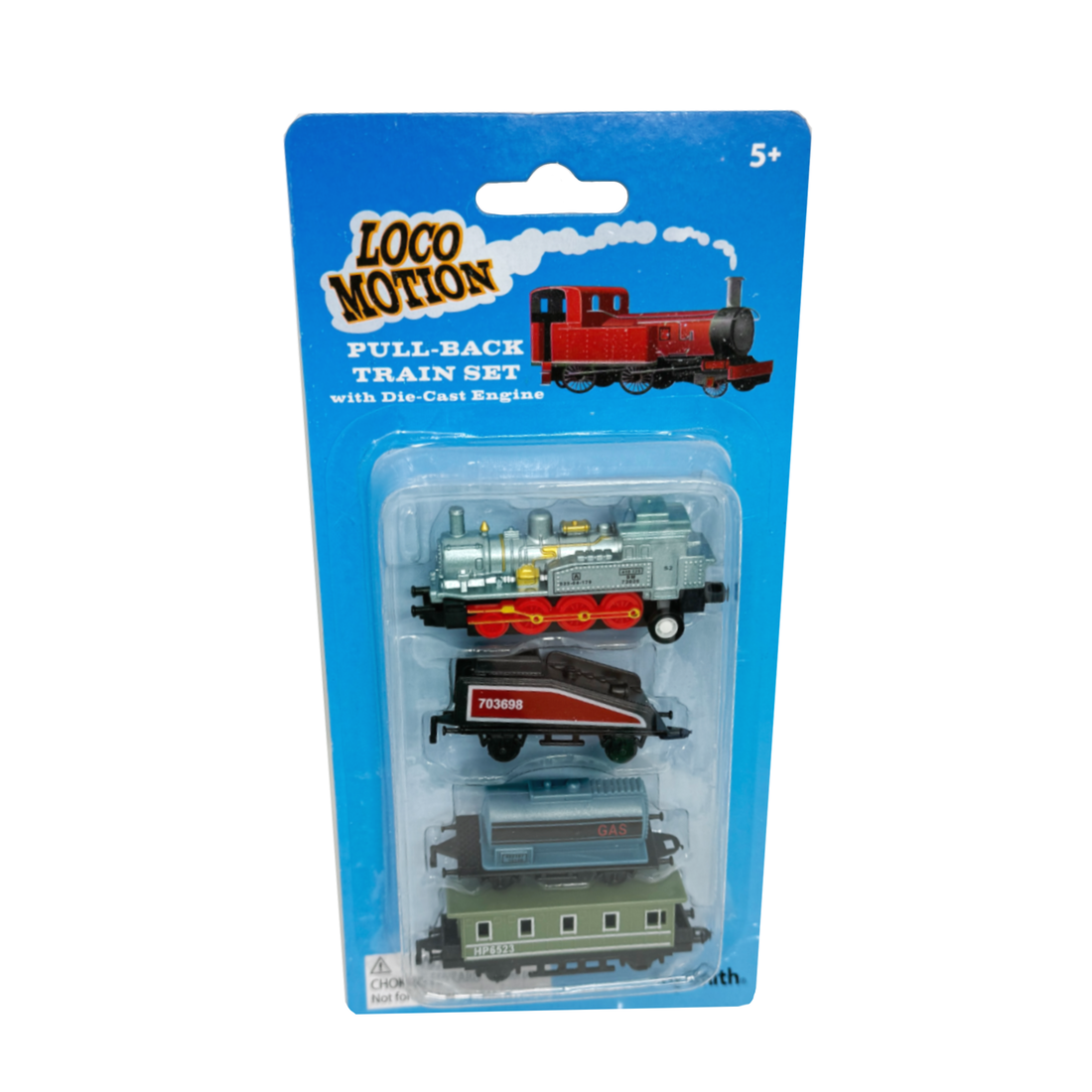 Rollin' Locomotion Pull Back Train Set – Tinywich